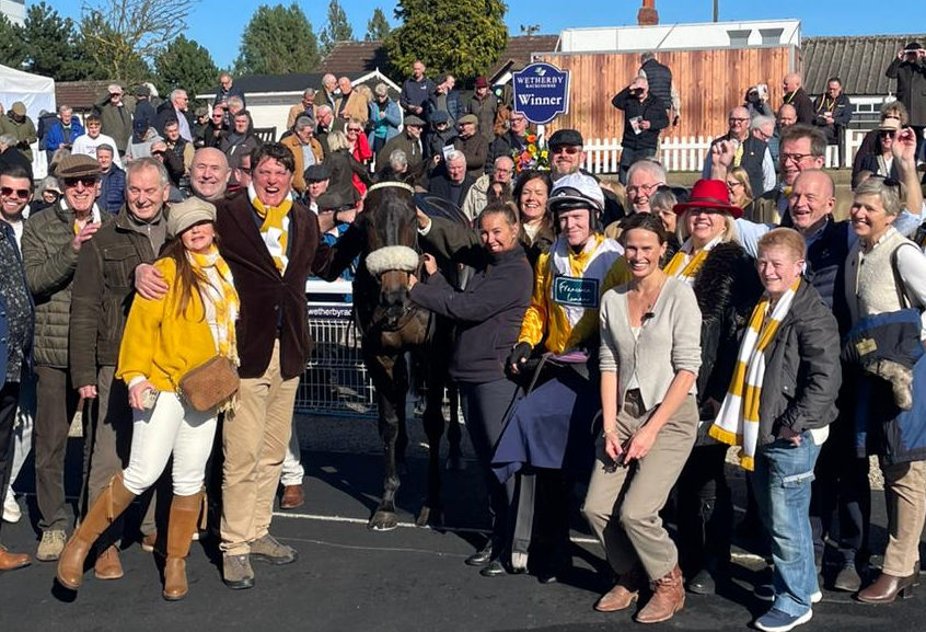 St Patrick's Day winner for Patrick Wadge on Girl Friday at Wetherby
